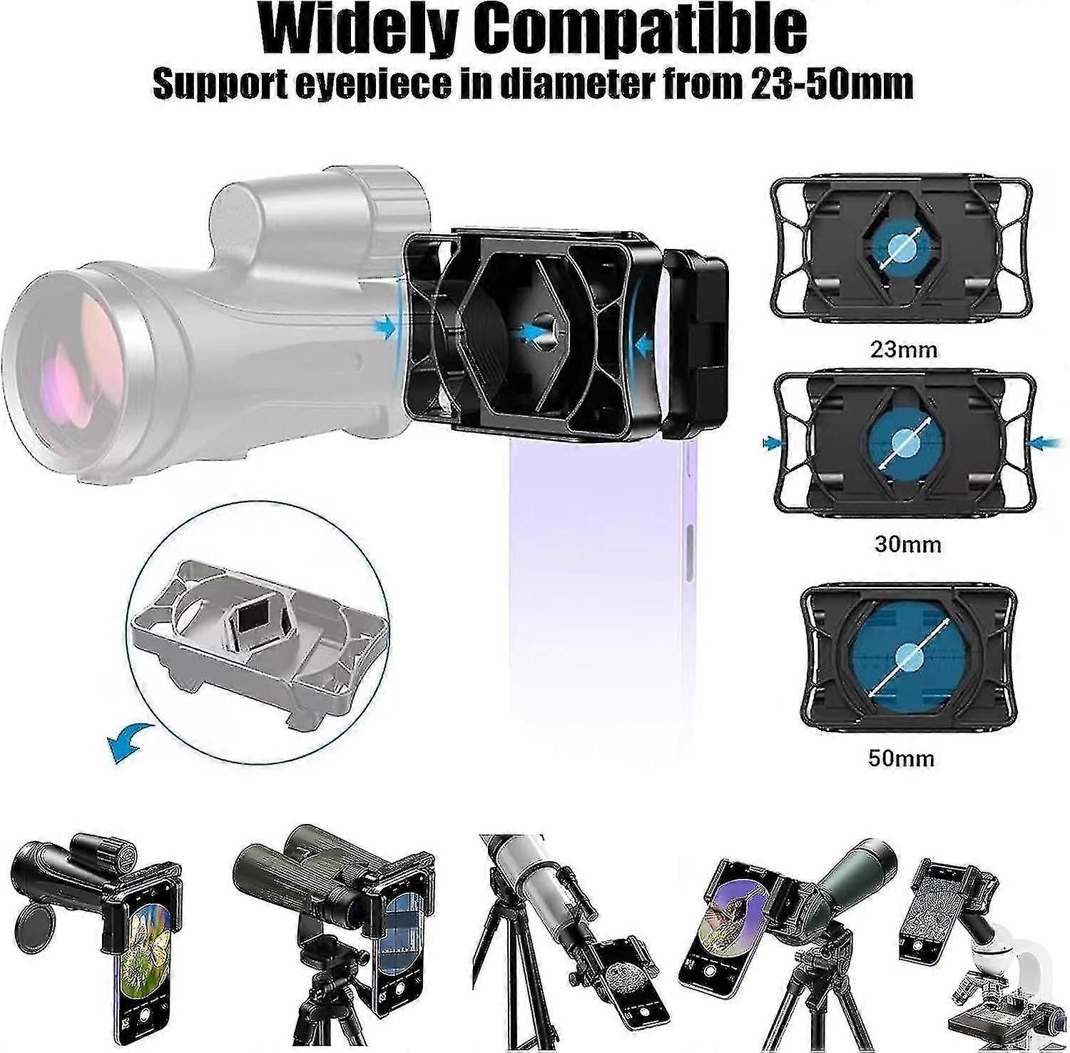 Telescope Phone Adapter,universal Telescope Phone Mount Adapter For ...