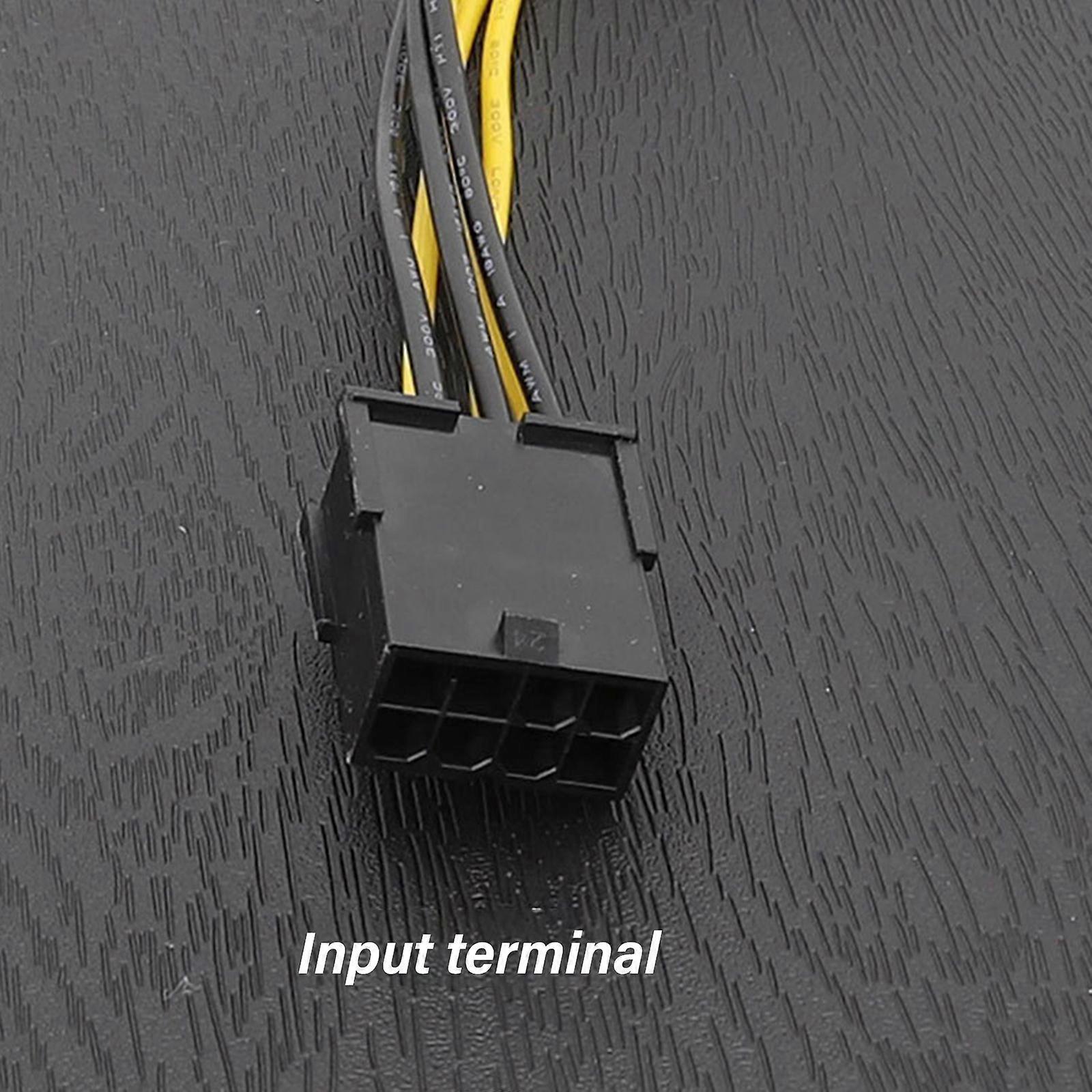 4Pin Molex to 8Pin Video Card GPU Power Supply Cable 12V To 5V Step ...