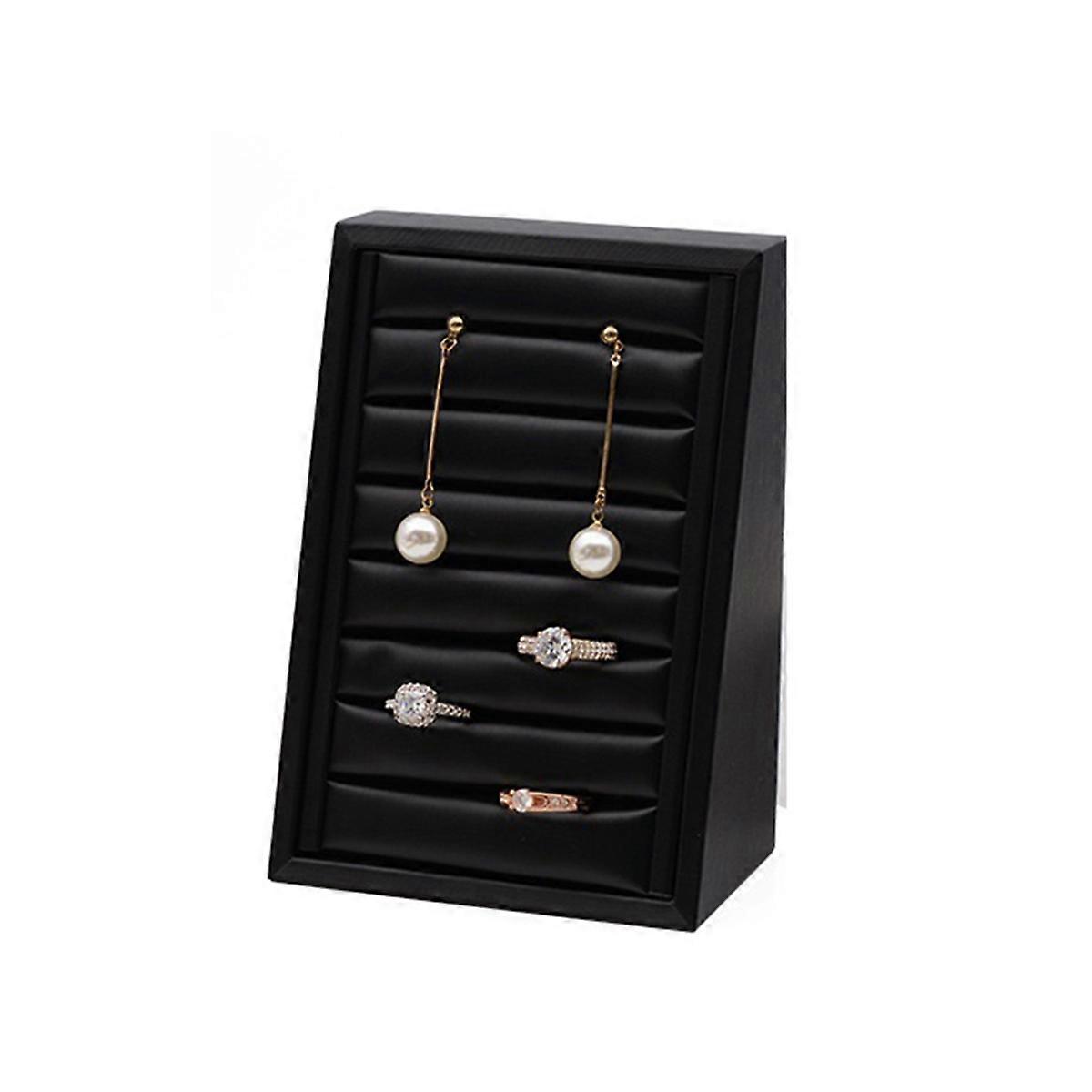 2X Rings Earrings Tray Storage Box Jewelry Organizer Case Display ...