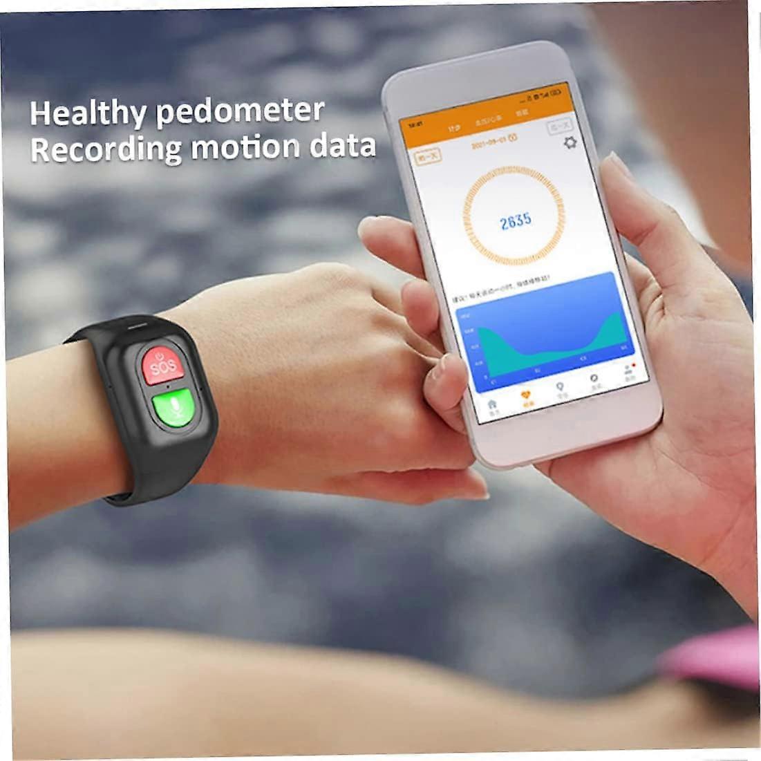 Fitness Trackers GPS SOS Bracelet Watch With Location Tracking And ...