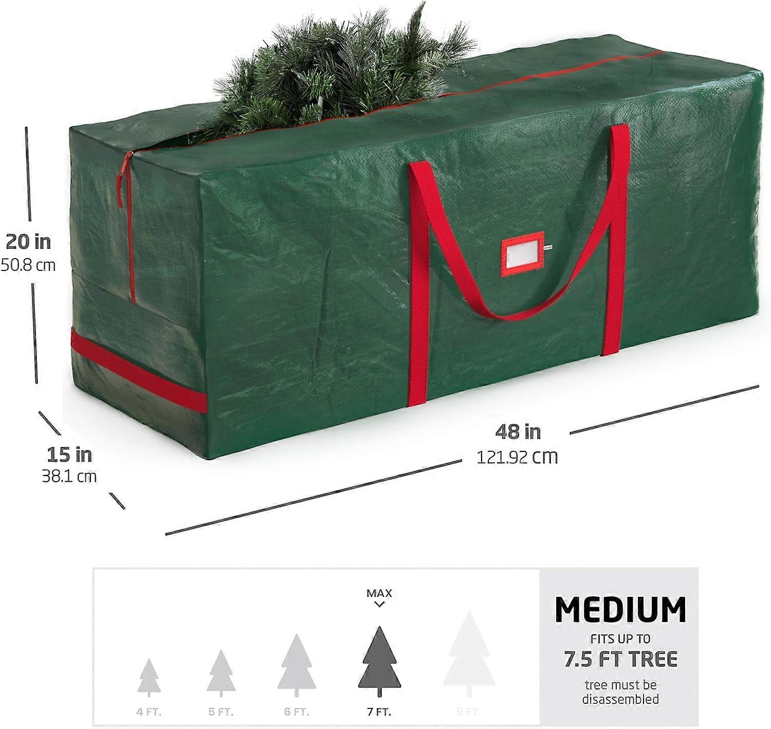 Christmas Tree Storage Bag - Fits 7.5-foot Artificial Christmas Trees ...