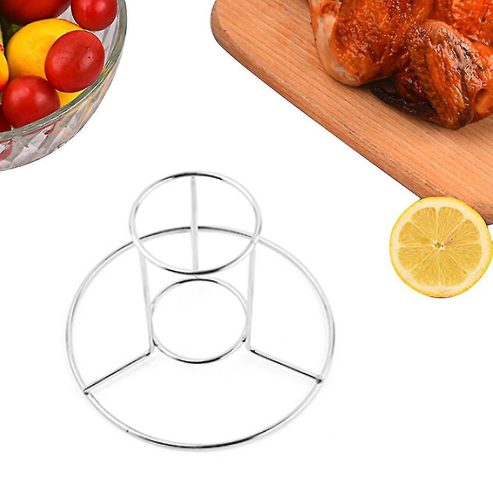 2pcs Chicken Grill Stand Stainless Steel Bbq Roasting Holder Beer Can ...