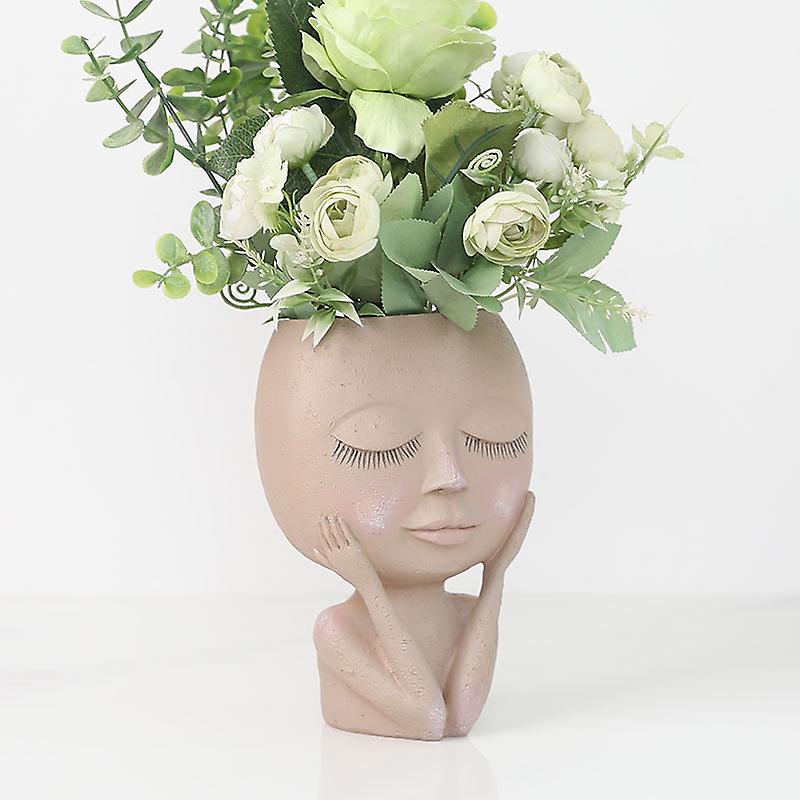 2024 Head Flower Pot Wash Basin Flower Pot Indoor And Outdoor Plant ...