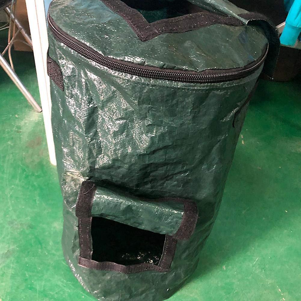 Collapsible Compost Bin,yard Waste Bag, Reusable Heavy Duty Garden Leaf ...