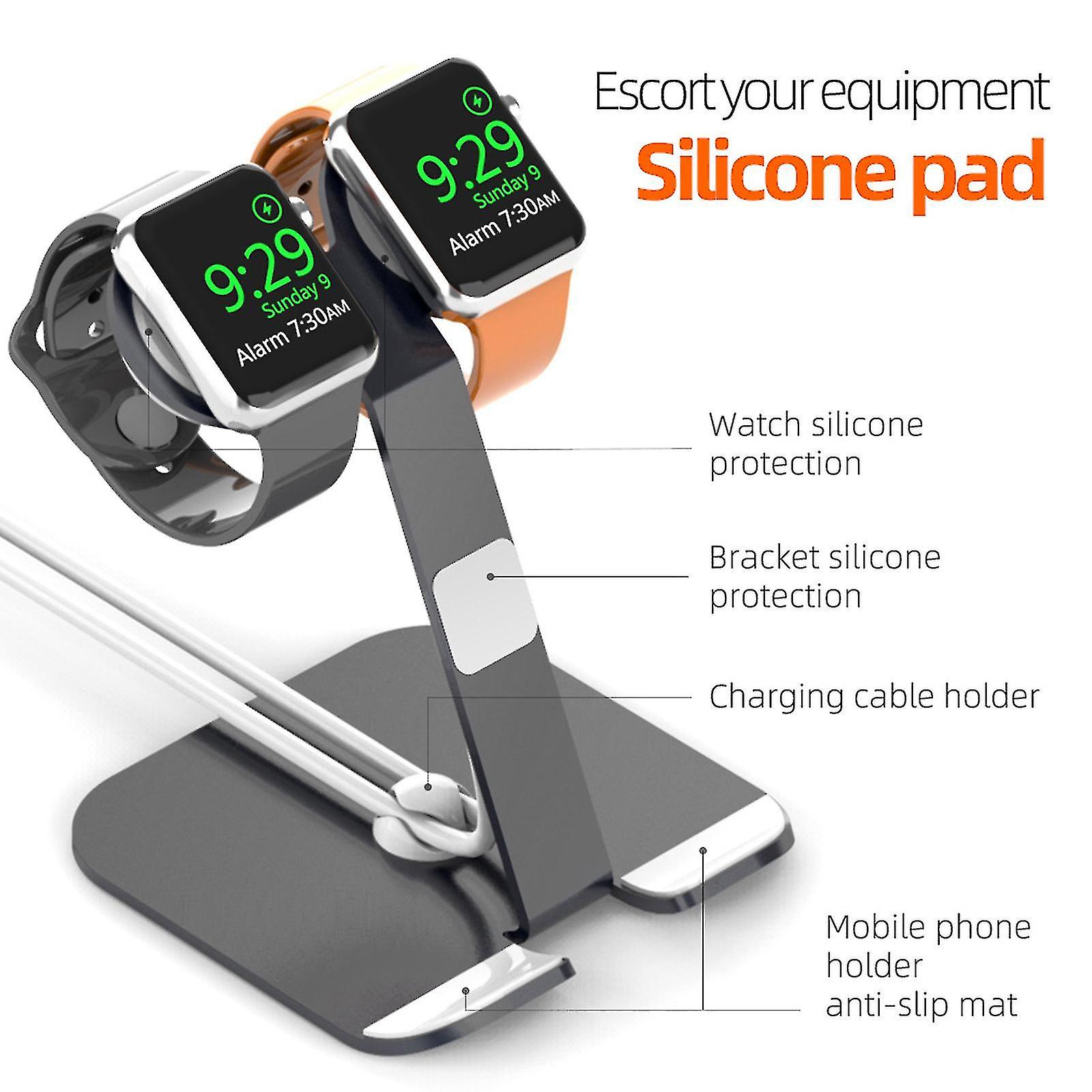 Dual Smart Watch Charging Wire Base Charger Stand For Apple-watch 1/2/3 ...