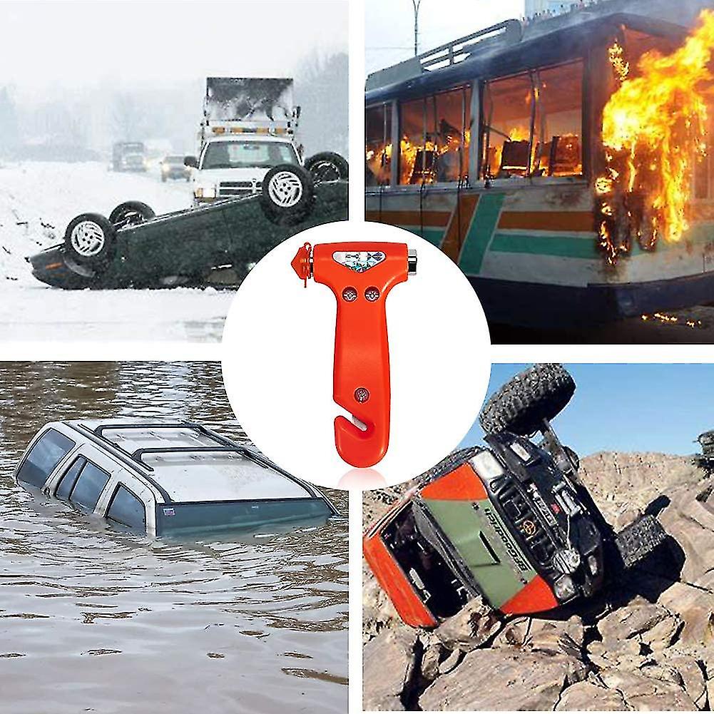 Car Safety Hammer, Auto Emergency Escape Hammer With Window Breaker And ...