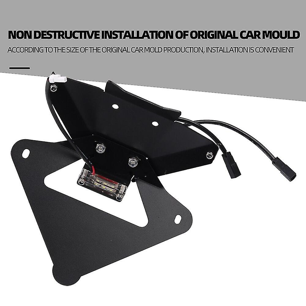 Motorcycle Rear License Plate Bracket Tail Brake Turn Signals ...