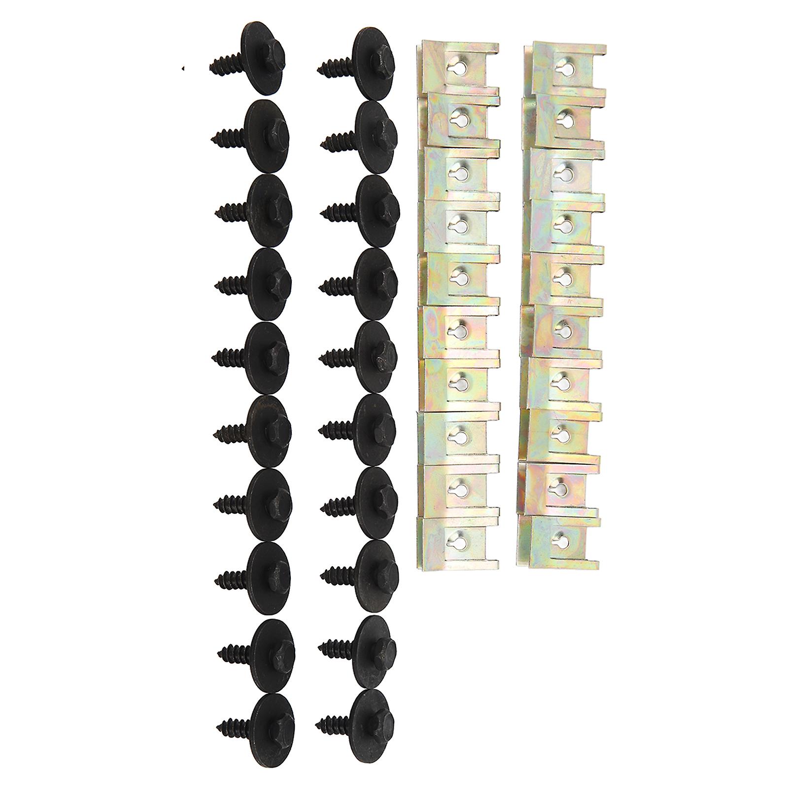 40 Pcs Engine Undertray Shield Panel Clips Under Gearbox Cover Panel ...