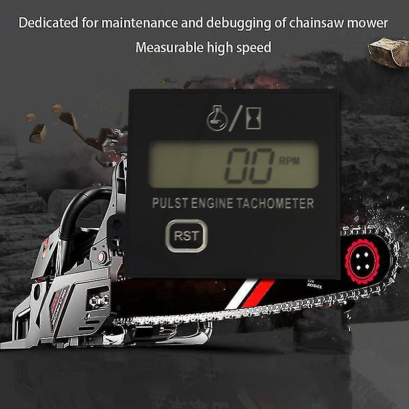 Motorcycle Tachometer For Small Engine,inductive Hour Meter For Chainsaw Marine Atv Motorcycle ...