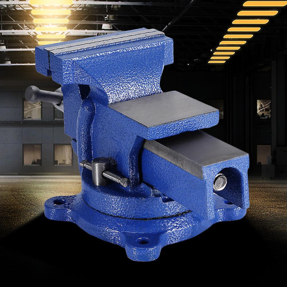 Heavy Duty Bench Vise with Swivel Locking Base and Anvil, 4\\ | Fruugo UK