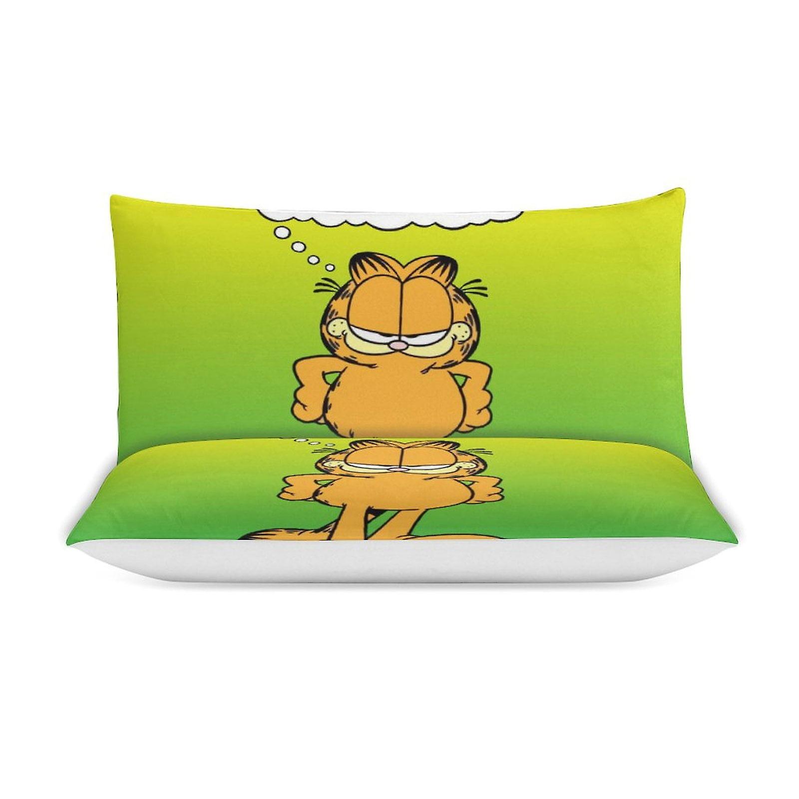 Garfield Bedding Sets Cute Bed Cover Anime Cartoon 3D Printed ...