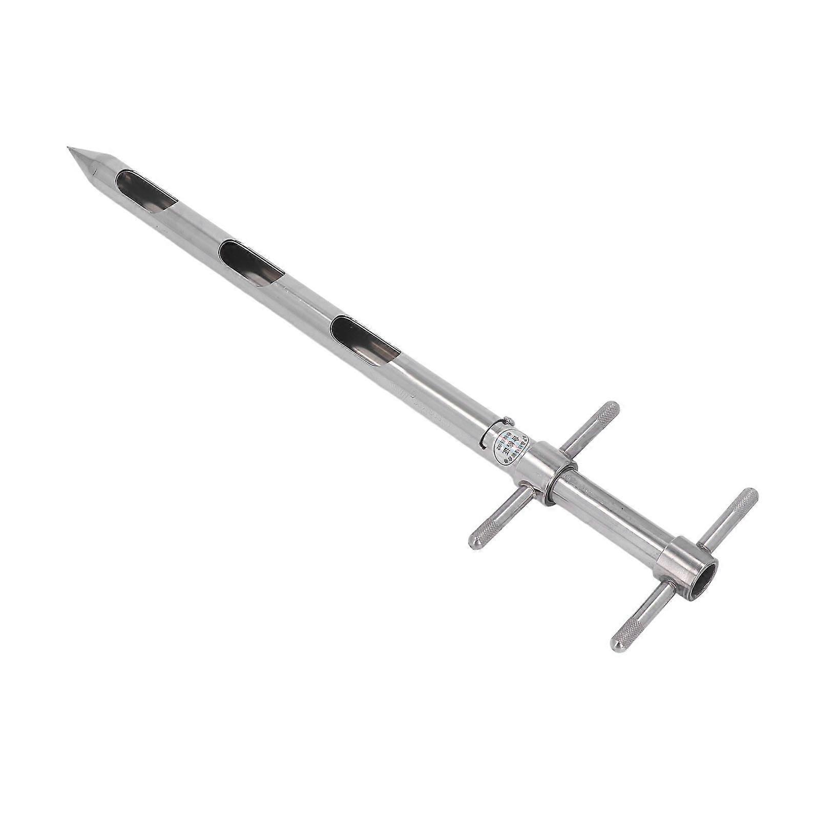 Soil Probe 0.54m 304 Stainless Steel Rotation Handle Pointed Design ...