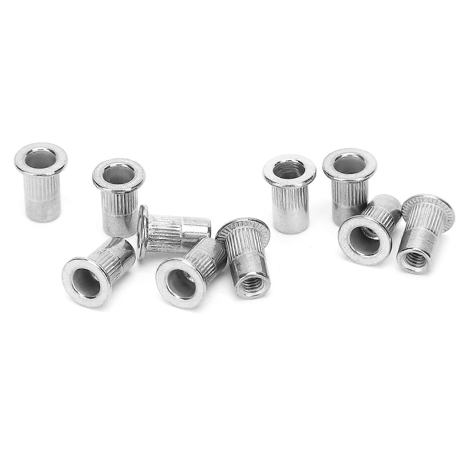 50pcs Stainless Steel Rivet Nut Ribbing M3 Fastener Hardware Industrial ...