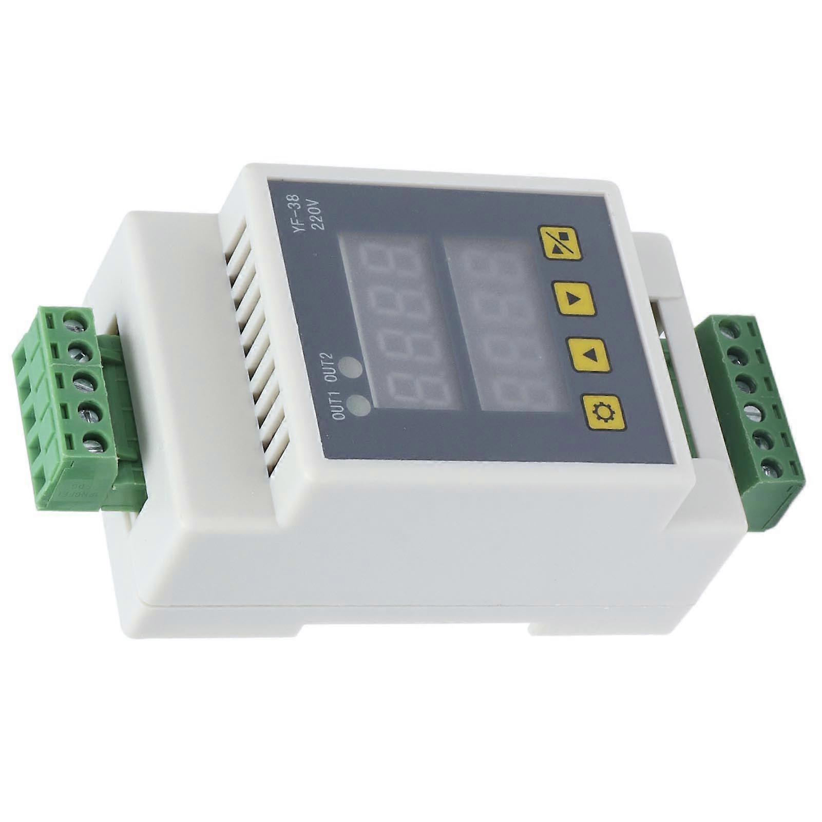 Delay Relay Pulse Trigger Timing Cycle Switch Module 2 Way Multifunction Control Board YF ...