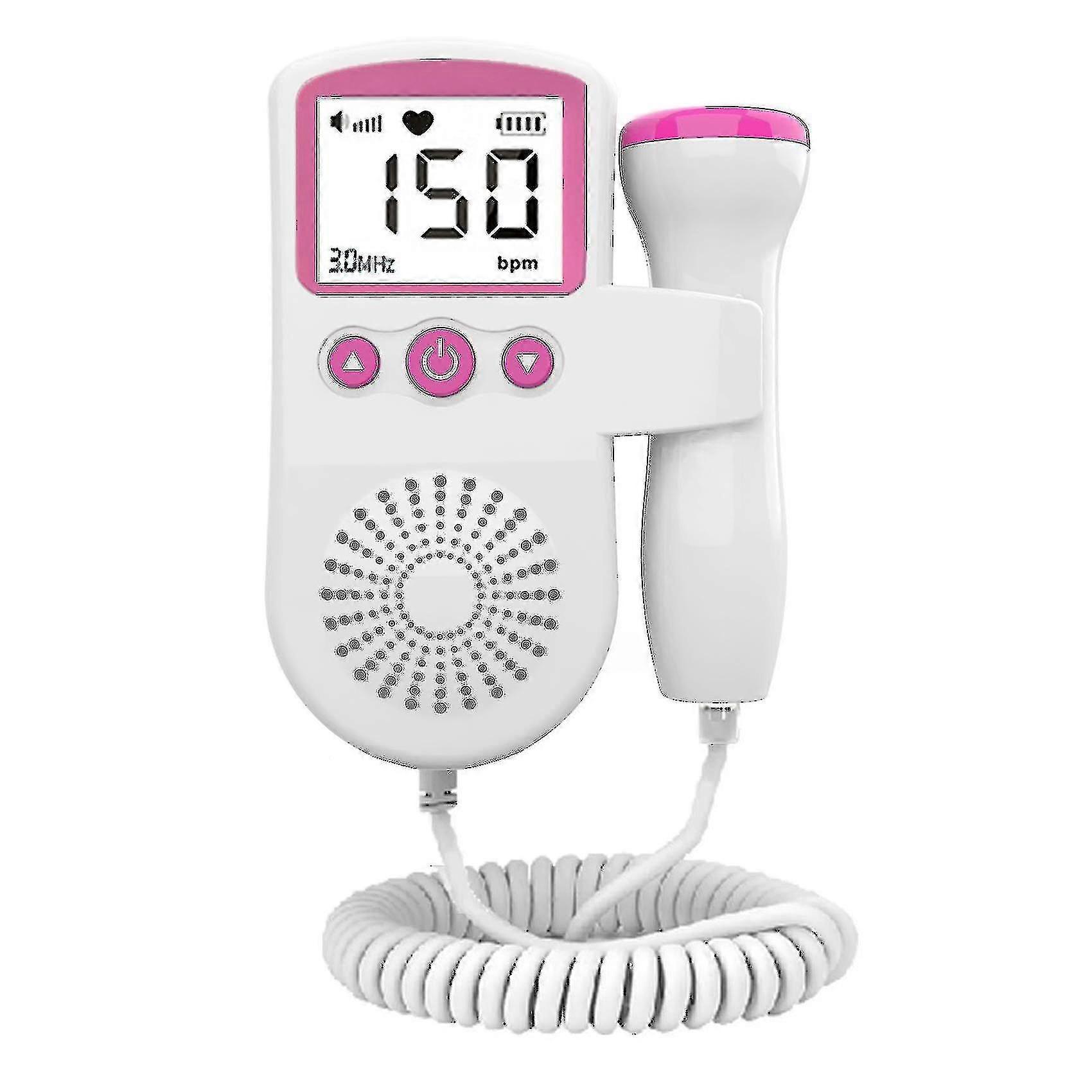 Fetal Doppler Detector Baby Heart Beat Rate Probe Prenatal Monitor ...