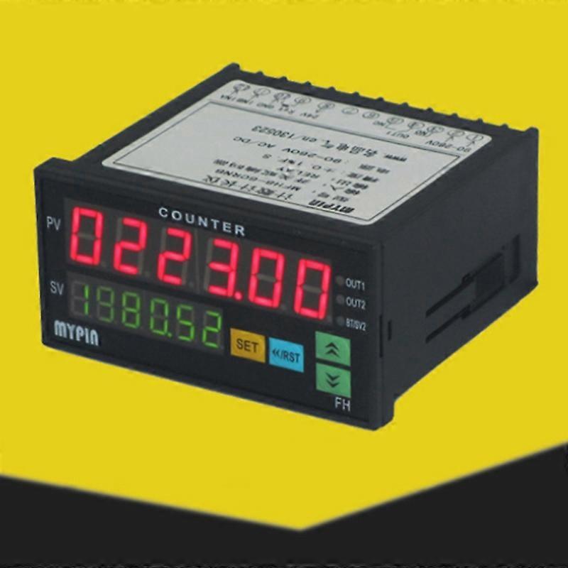 Counter Mini Length Batch Meter 1 Preset Relay Output Count Meter Practical Length Meter 90-260V ...