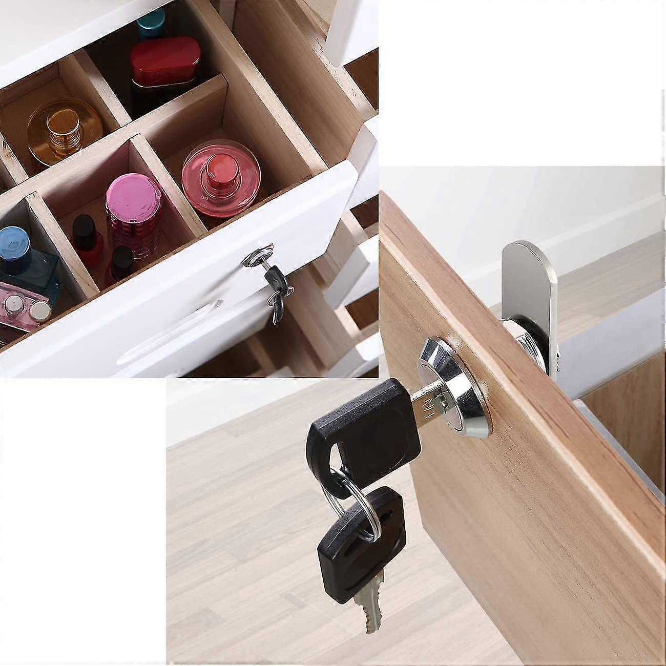 Set Of 1 Door Locks For Drawer Cabinets, Mailbox Locks, 16mm Drawer ...