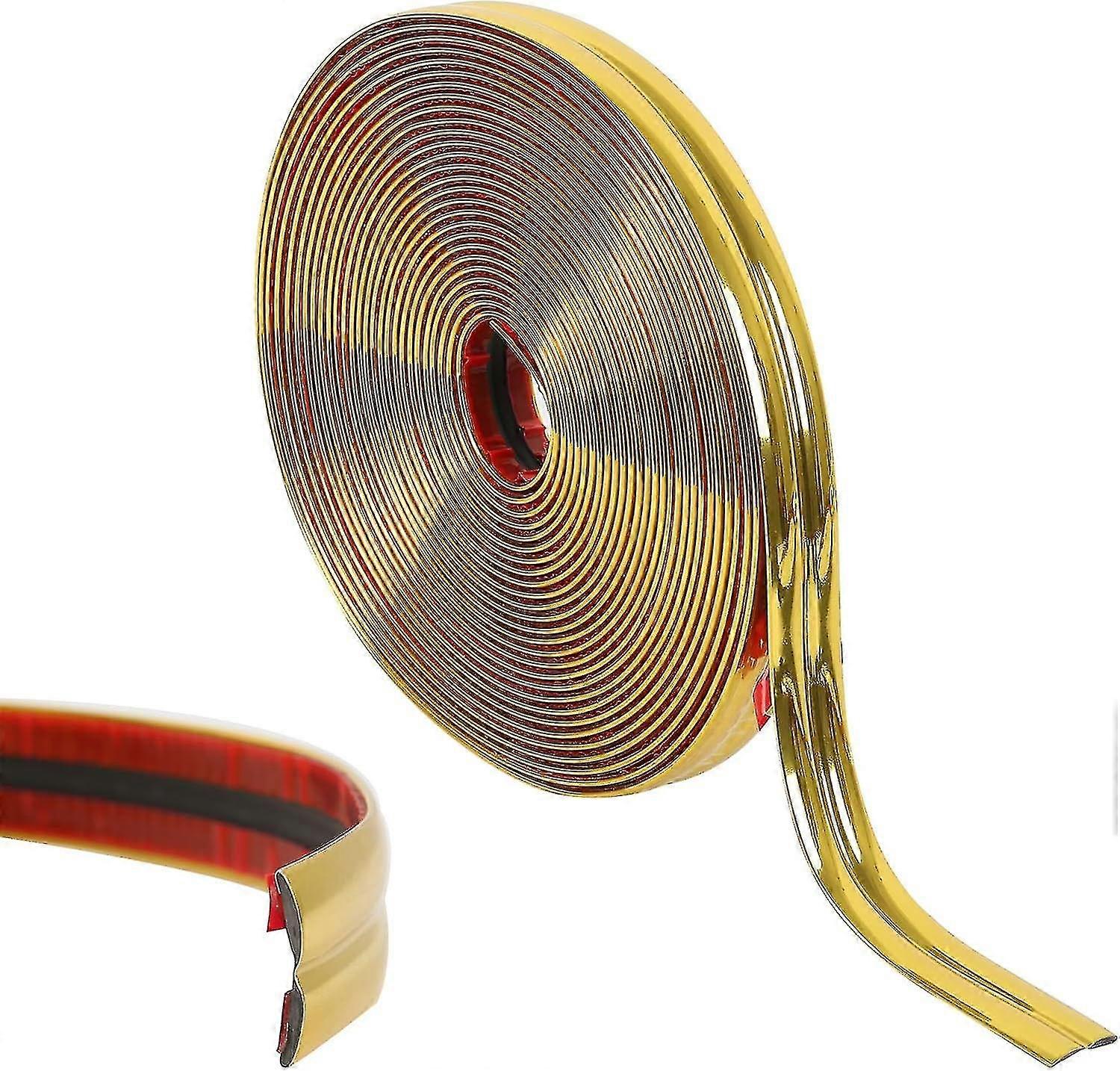 10m Self-adhesive Mouldings - Flexible Kink Strip, PVC End Strip - Wall ...