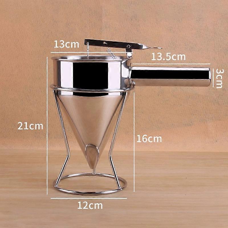 Stainless Steel Hand-Held Funnel Dispenser Octopus Pellets Funnel ...