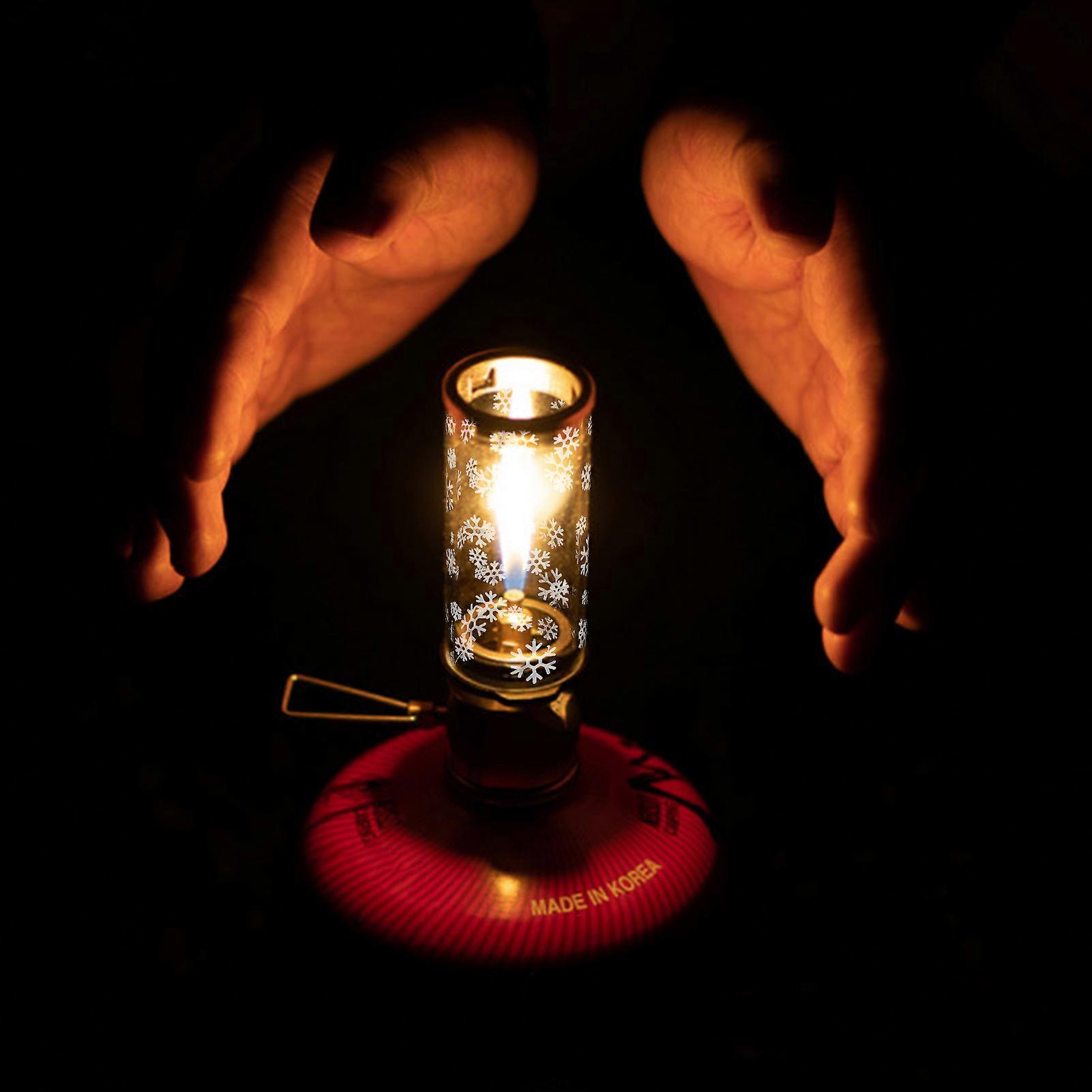 Portable Lamp Light Compact Butane Gas Light Lantern Outdoor Use Only ...