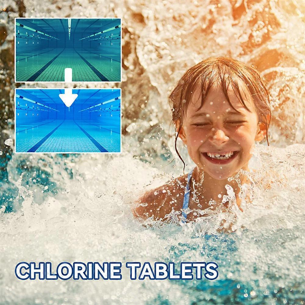Multifunctional Chlorine Tablets, Suitable for swimming pool, Hot tub ...