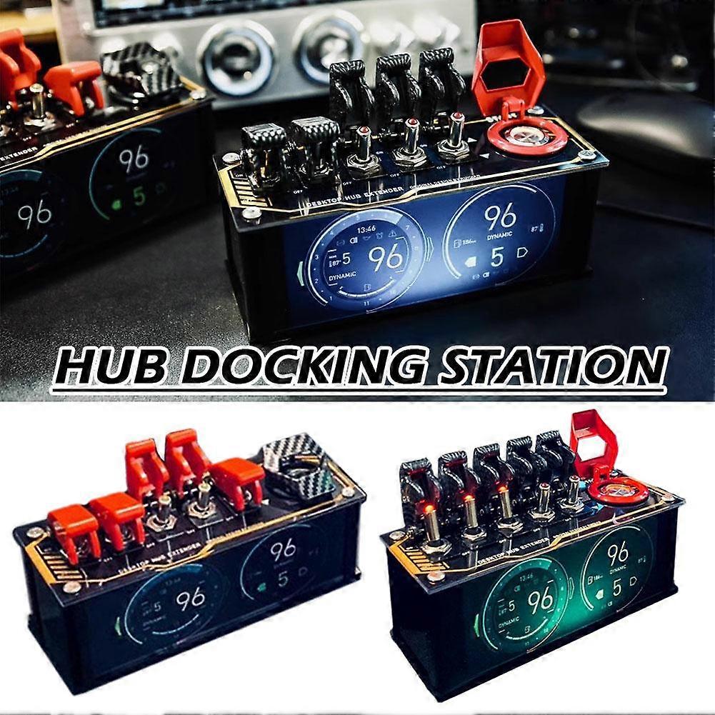USB Switch USB Hub Built-in RGB Light Support Bluetooth for Retro ...