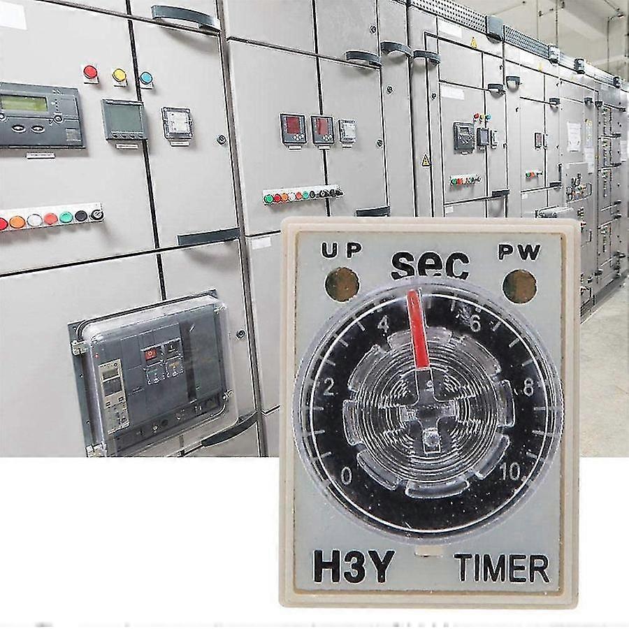 10s Delay Timer Time Relay H3y-2 Ac 220v 8 Pin Adjusting Knob Control ...