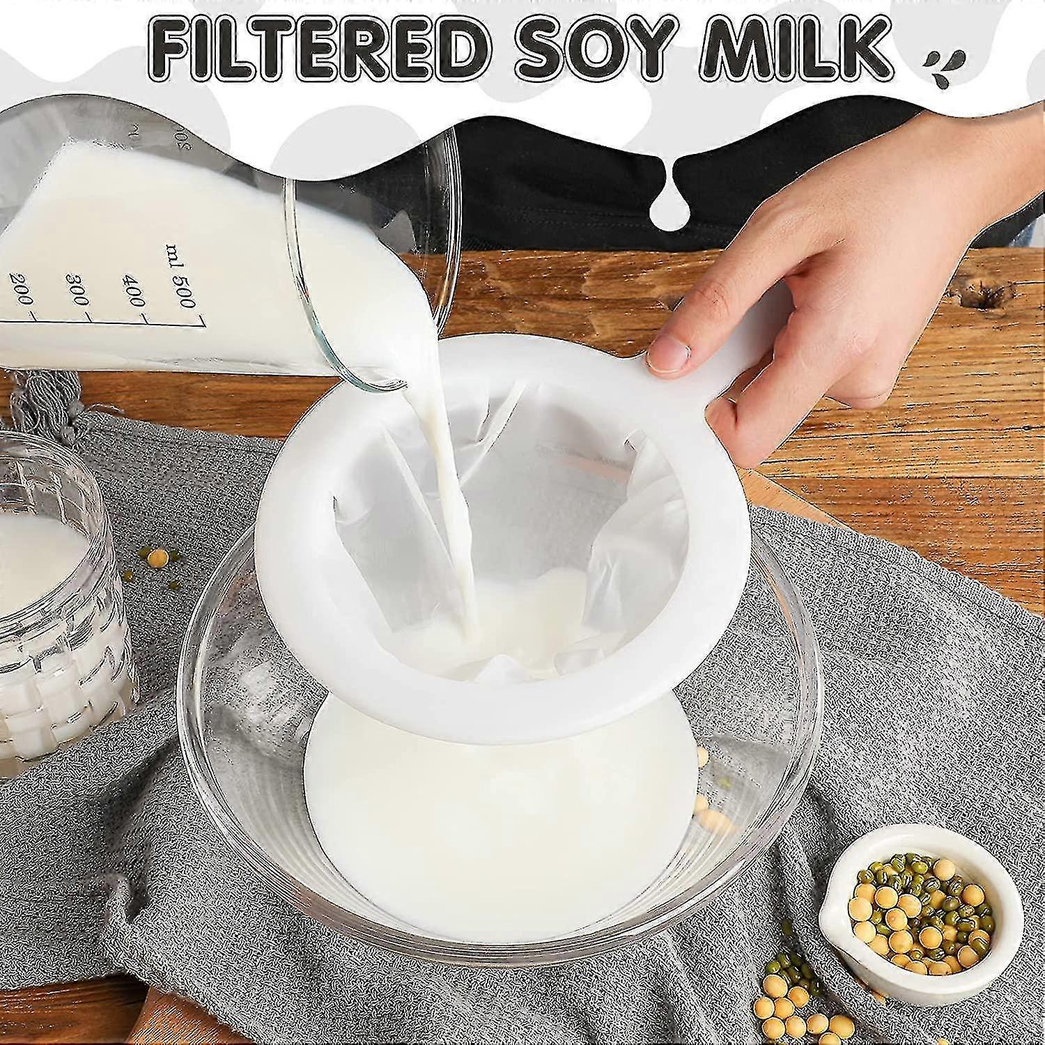 2pcs Fine Mesh Strainer Nylon Food Mesh Sieve Plastic Mesh Colander ...