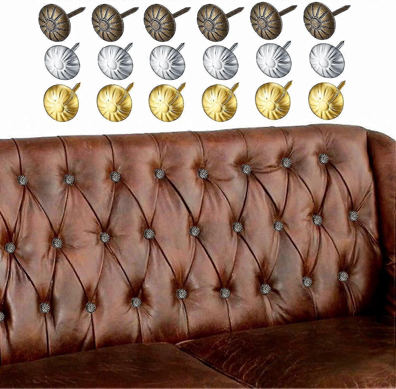 Pack Of 450 Upholstery Nails, Furniture Decorative Drawing Pins ...