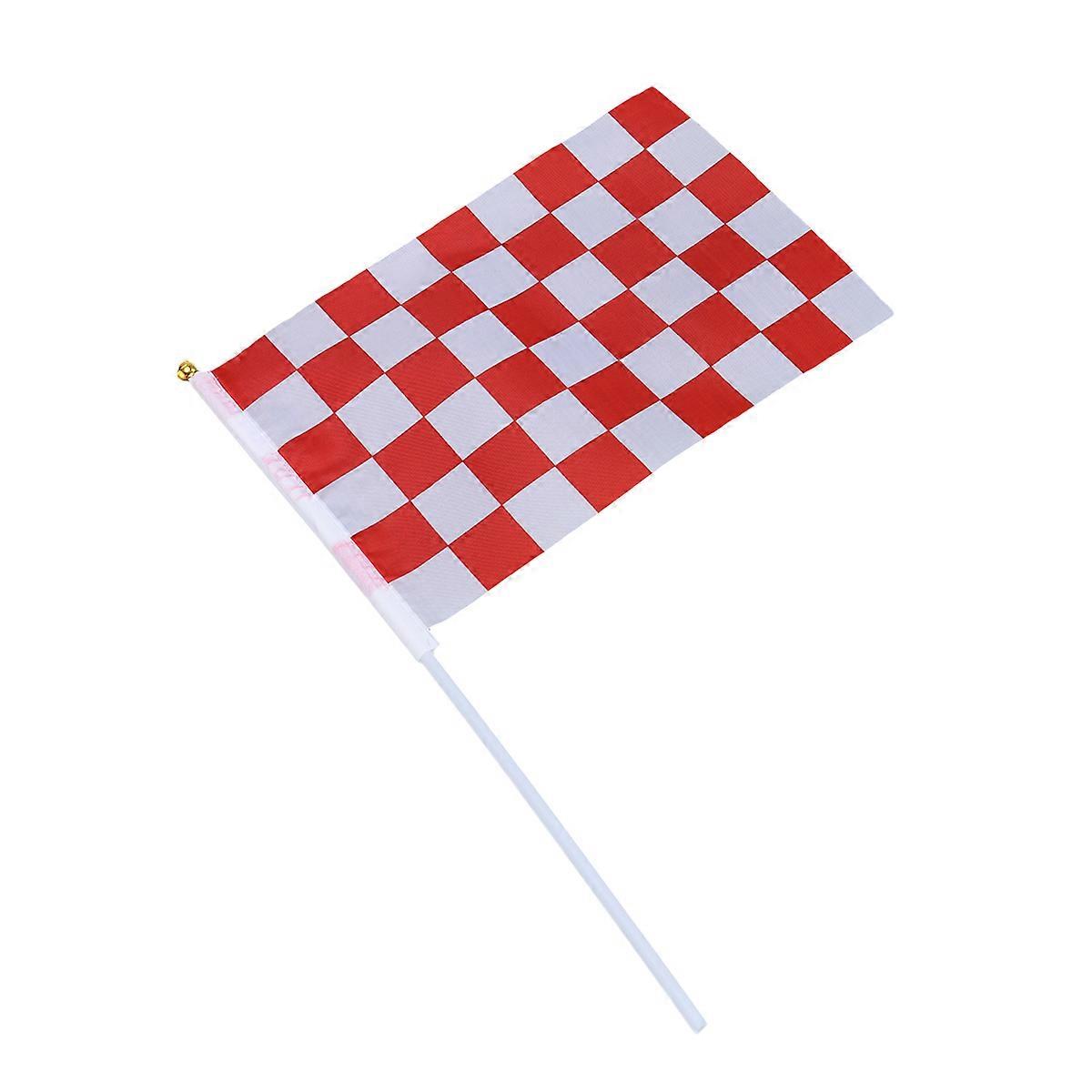 20 Pcs Mini Checkered Flags Checkered Hand Flags Double Checkered Flag ...