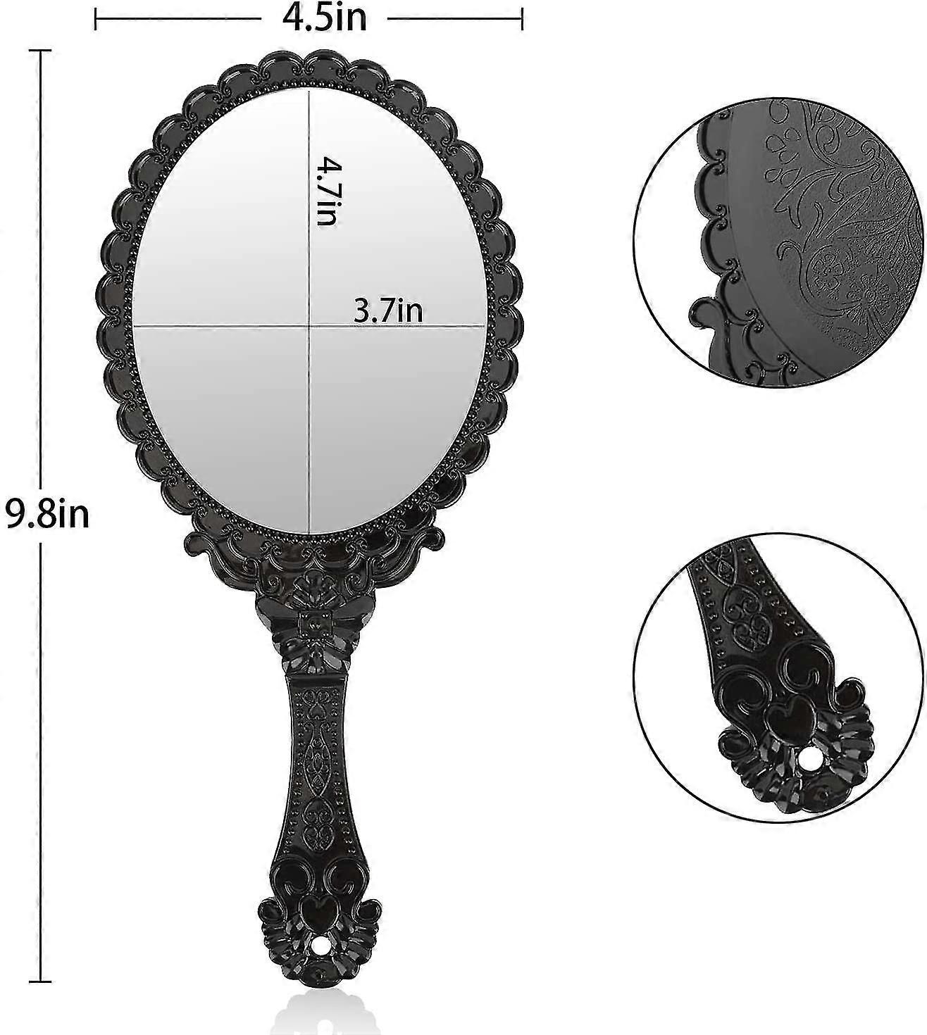 Vintage Handheld Mirror, Yusong Small Hand Held Decorative Mirrors ...