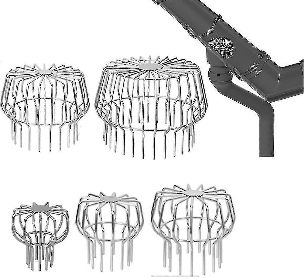 Pipe Protectors,stainless Steel Roof Drain Drainage Ditch Antiblocking ...