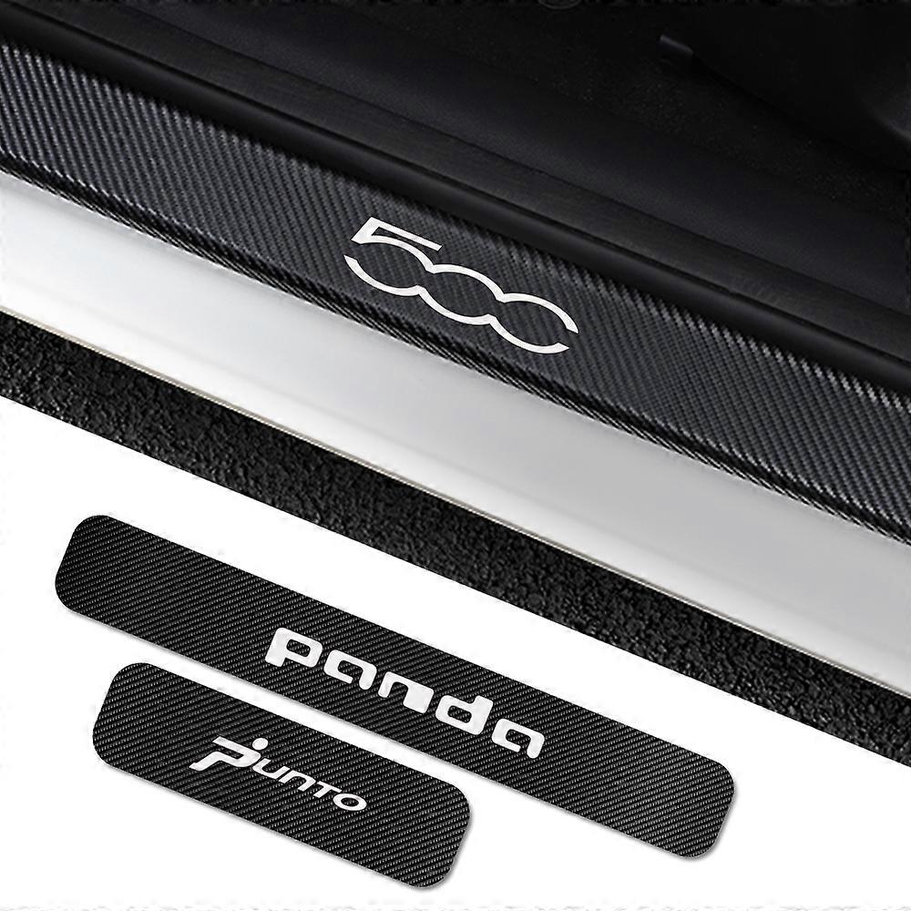 Motor Vehicle Parts Car Door Sill Stickers For Fiat 500 Panda Punto ...