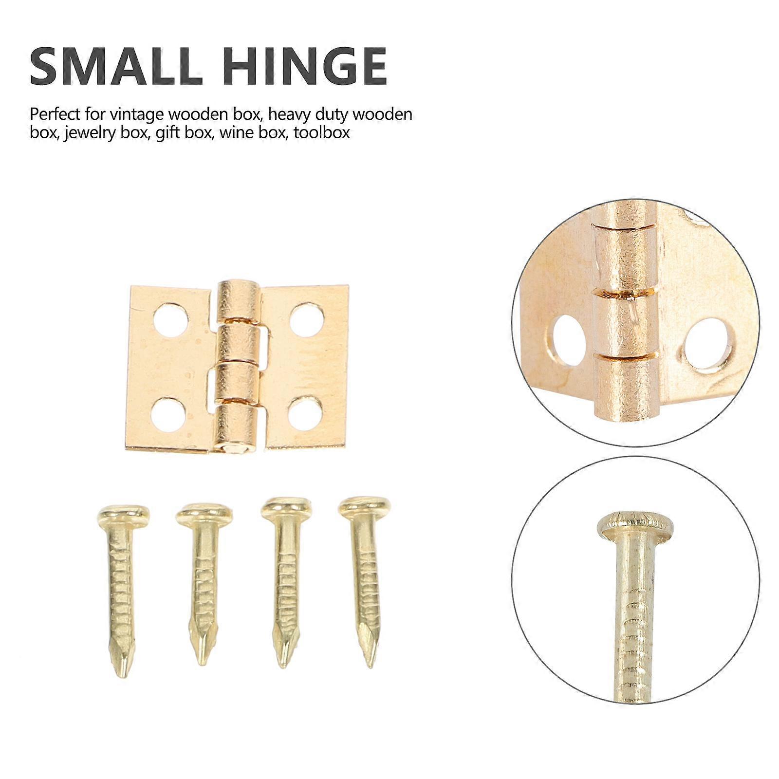50 Pcs Heavy Duty Hinge Diy Cabinet Hinges Antique Hinges Wooden Box ...