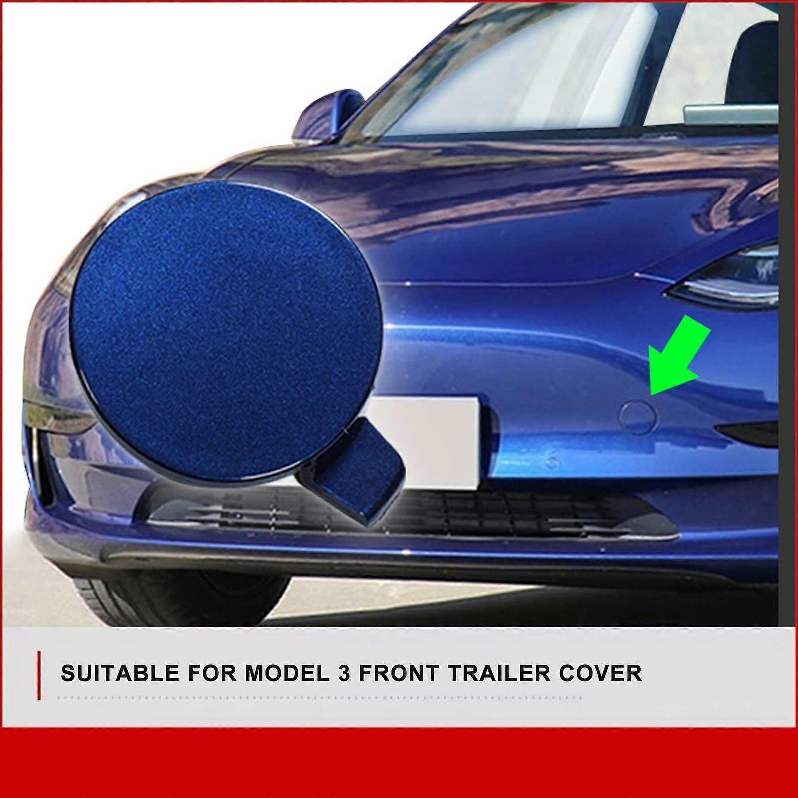 Front Tow Hook Cover for Tesla Model 3 - Replacement Bumper Cap 1460701 ...