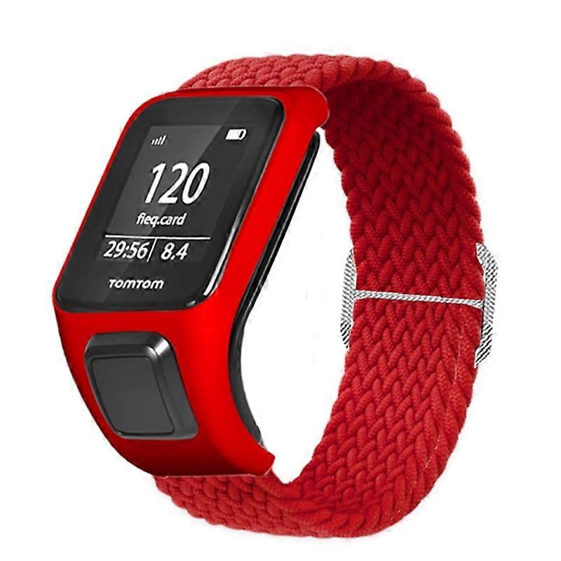 For TomTom Runner 2/Runner 3/Spark/Adventurer Elastic Woven Smart Watch ...