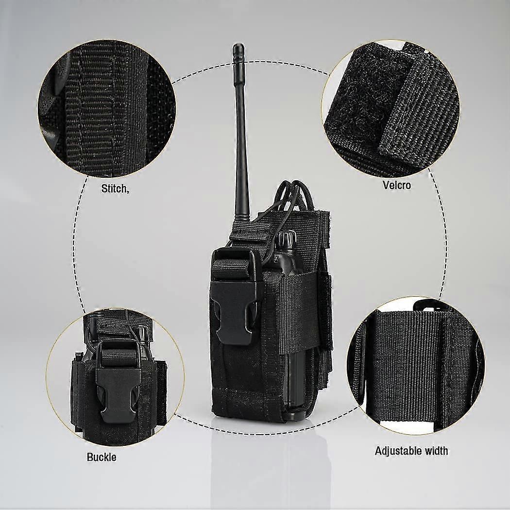Outdoor Walkie Talkie Bag Radio Holster Wireless Tactical Radio Bag ...
