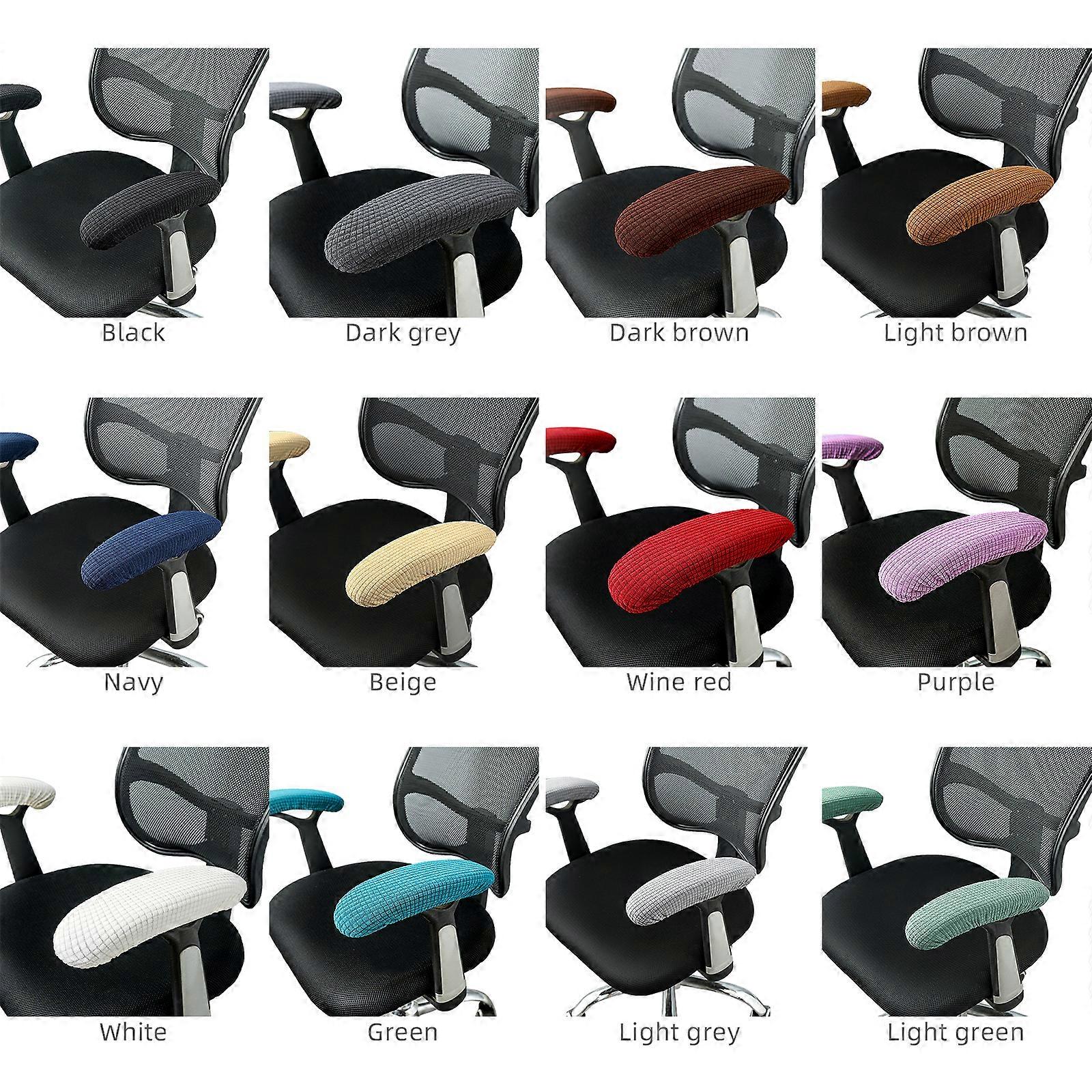 Office Chair Arm Covers Stretchable Washable Elastic Office Chair ...