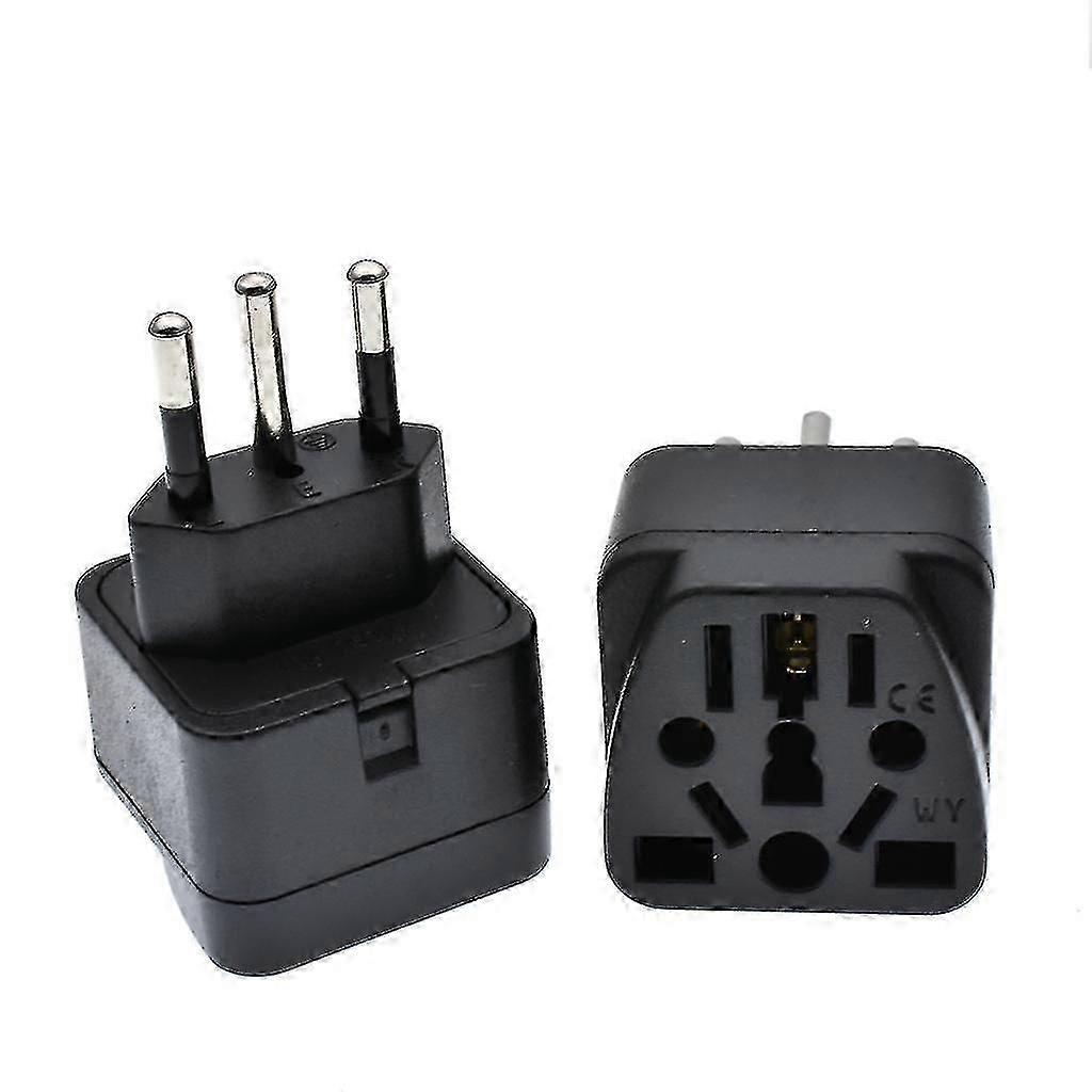 Universal Brazil Plug Adapter 3 Pin Eu Euro Au Us Uk To Brazil Travel ...