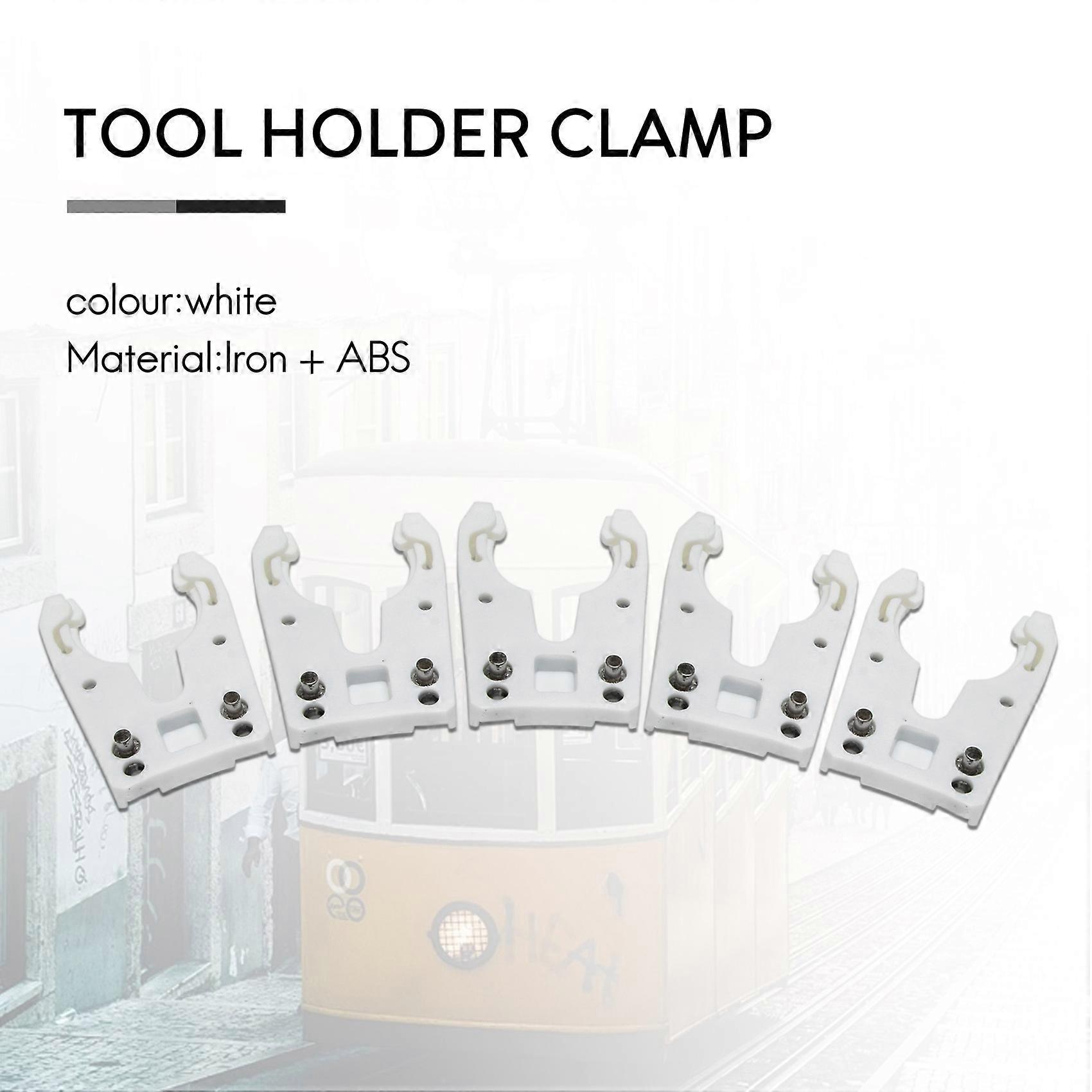 5PCS/Lot ISO30 Tool Holder Clamp Iron+ABS Flame Proof Rubber Claw ...