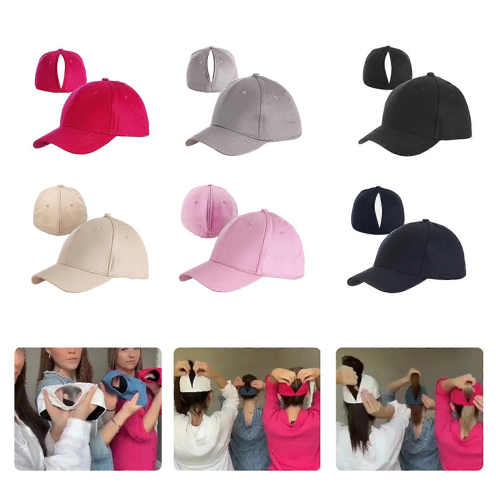 Ponytail Baseball Hat with Magnetic Closure Comfortable and Stylish ...