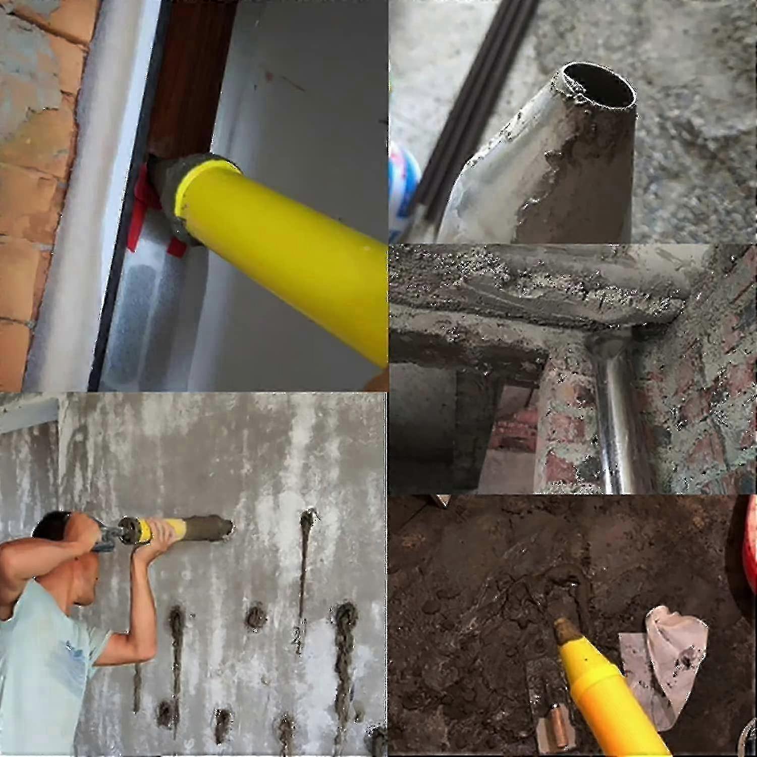 Hand Pump Mortar Sprayer for Lime Cement Grout Gun with 4 Nozzles ...