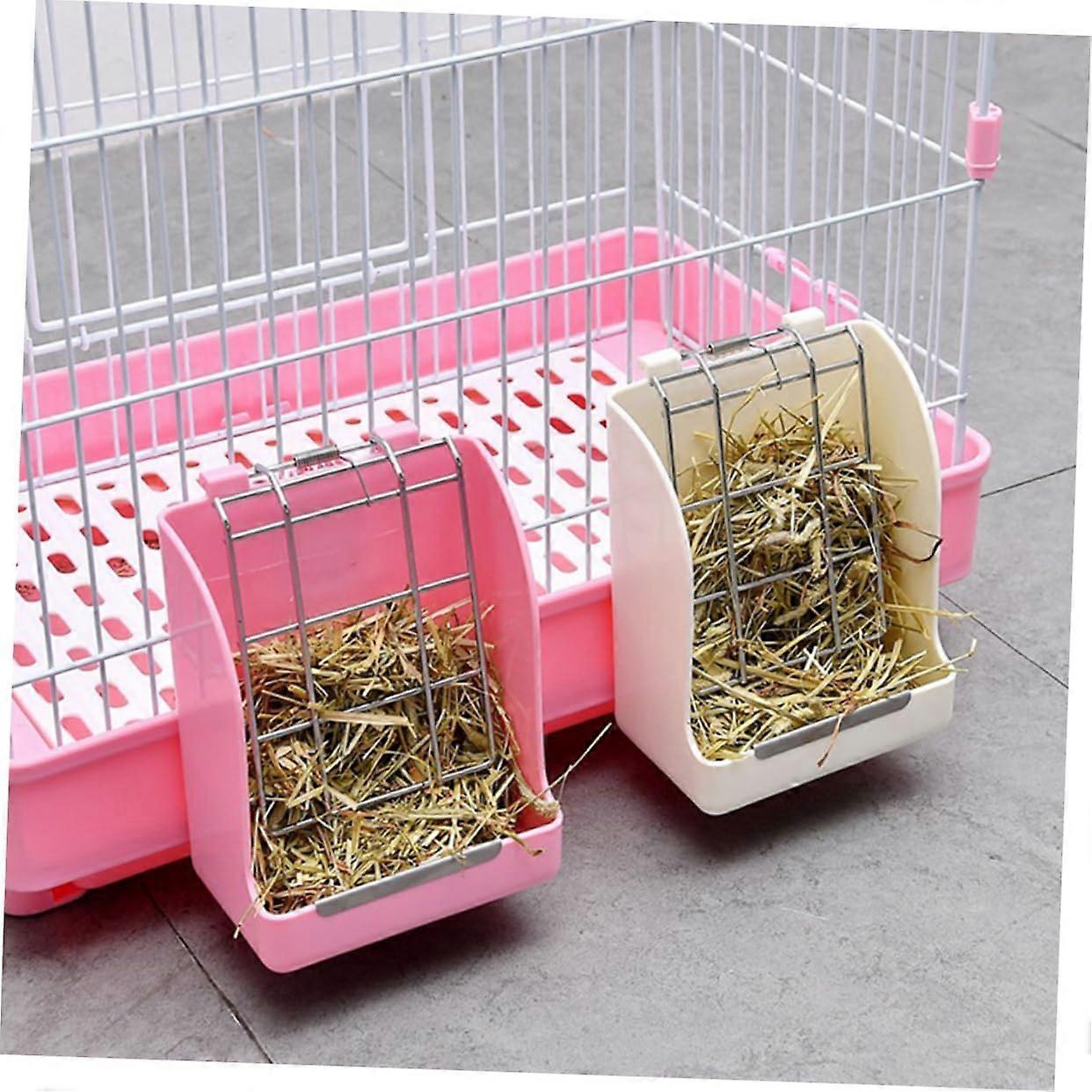 Spring Feeder For Rabbits, Guinea Pigs And Chinchillas Grass Rack Hay ...