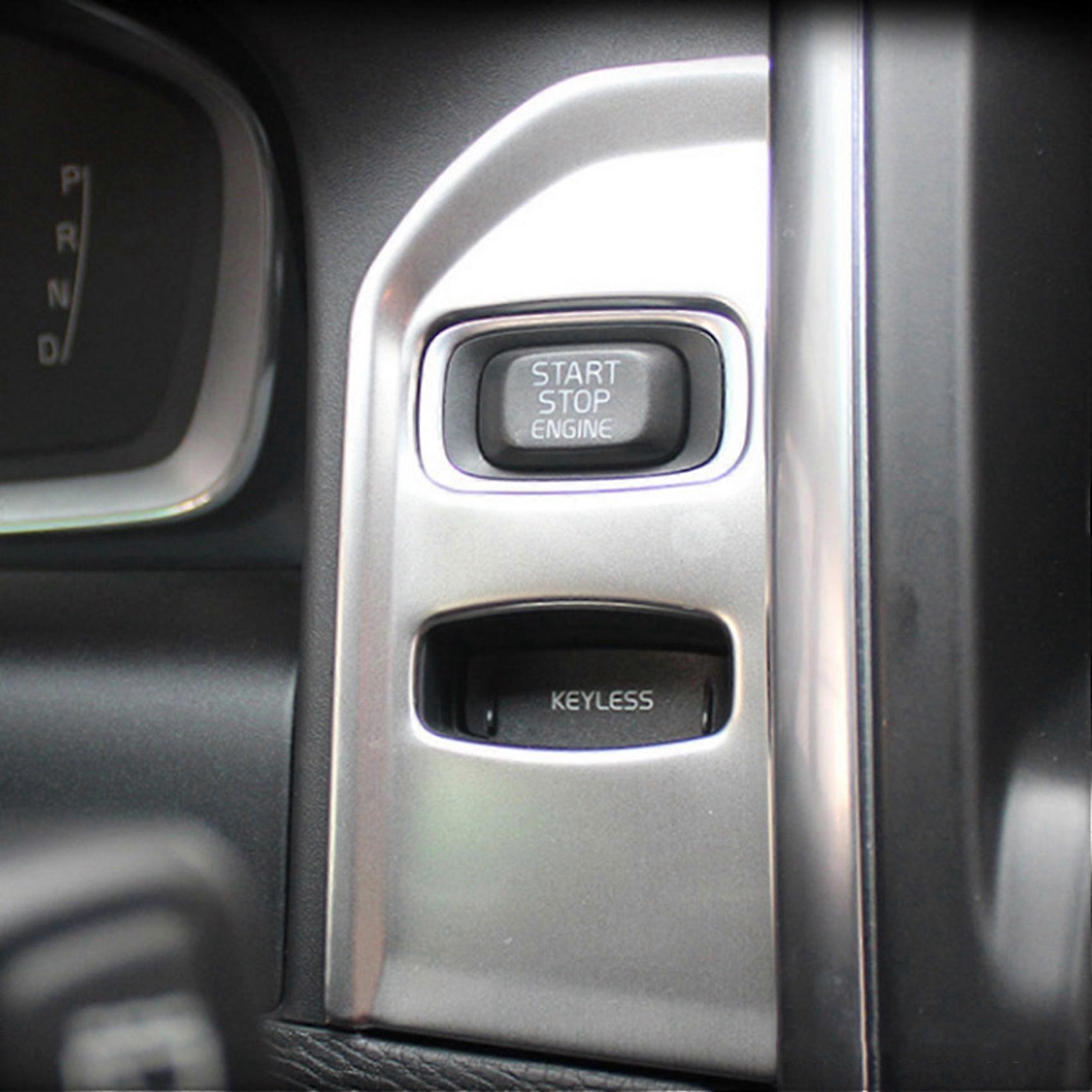 Car Styling Chrome Ignition Device Key Hole Frame Keyhole Decorative ...