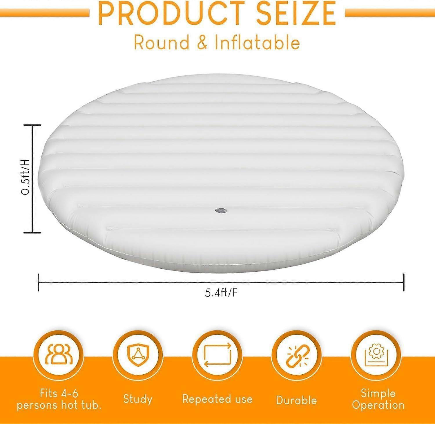 Lay-Z-Spa Miami / Cancun/ Havana Round Inflatable Insulation Lid ...