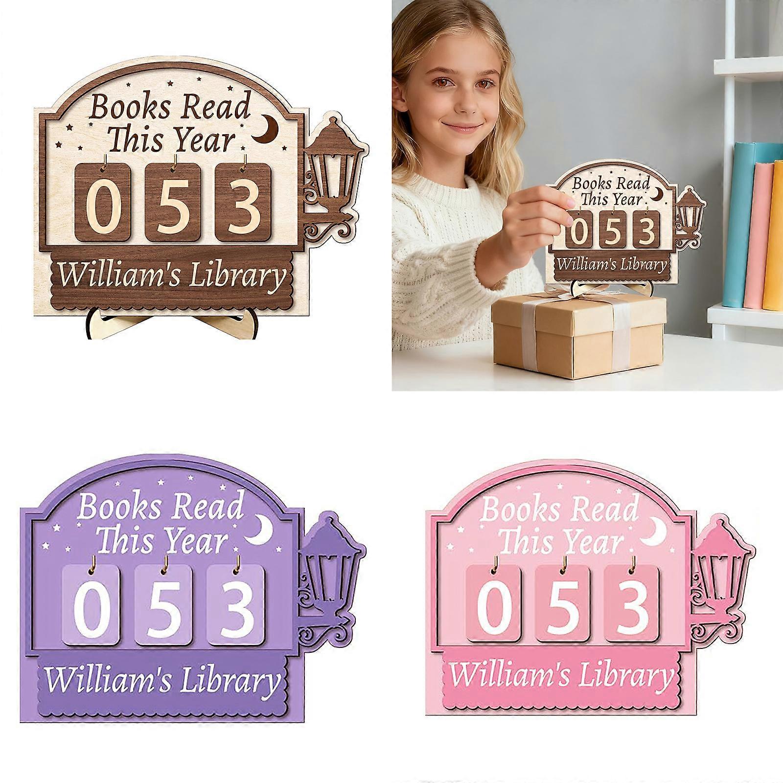 Simple Design Wooden Reading Progress Indicator Integrates Schools Home ...