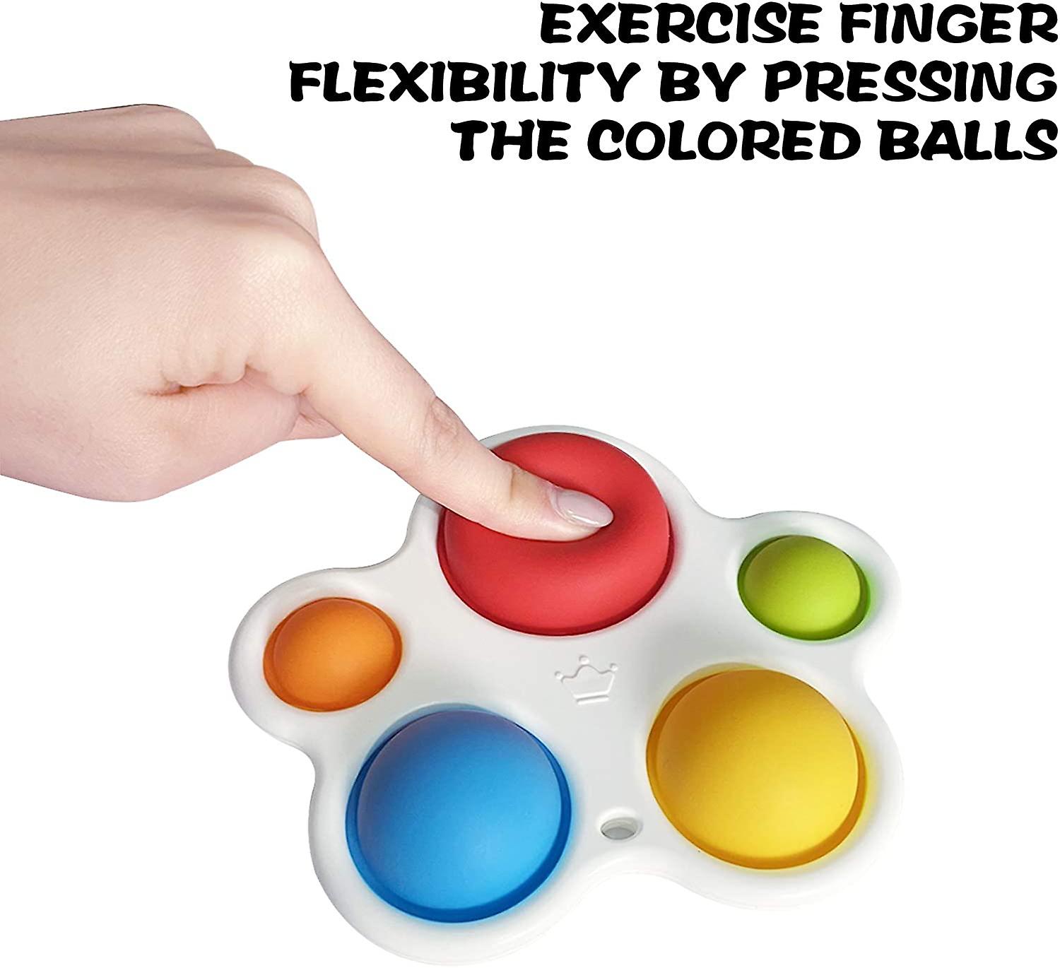 Baby Simple Dimple Sensory Toy Gifts for Babies and Toddlers, Pops ...