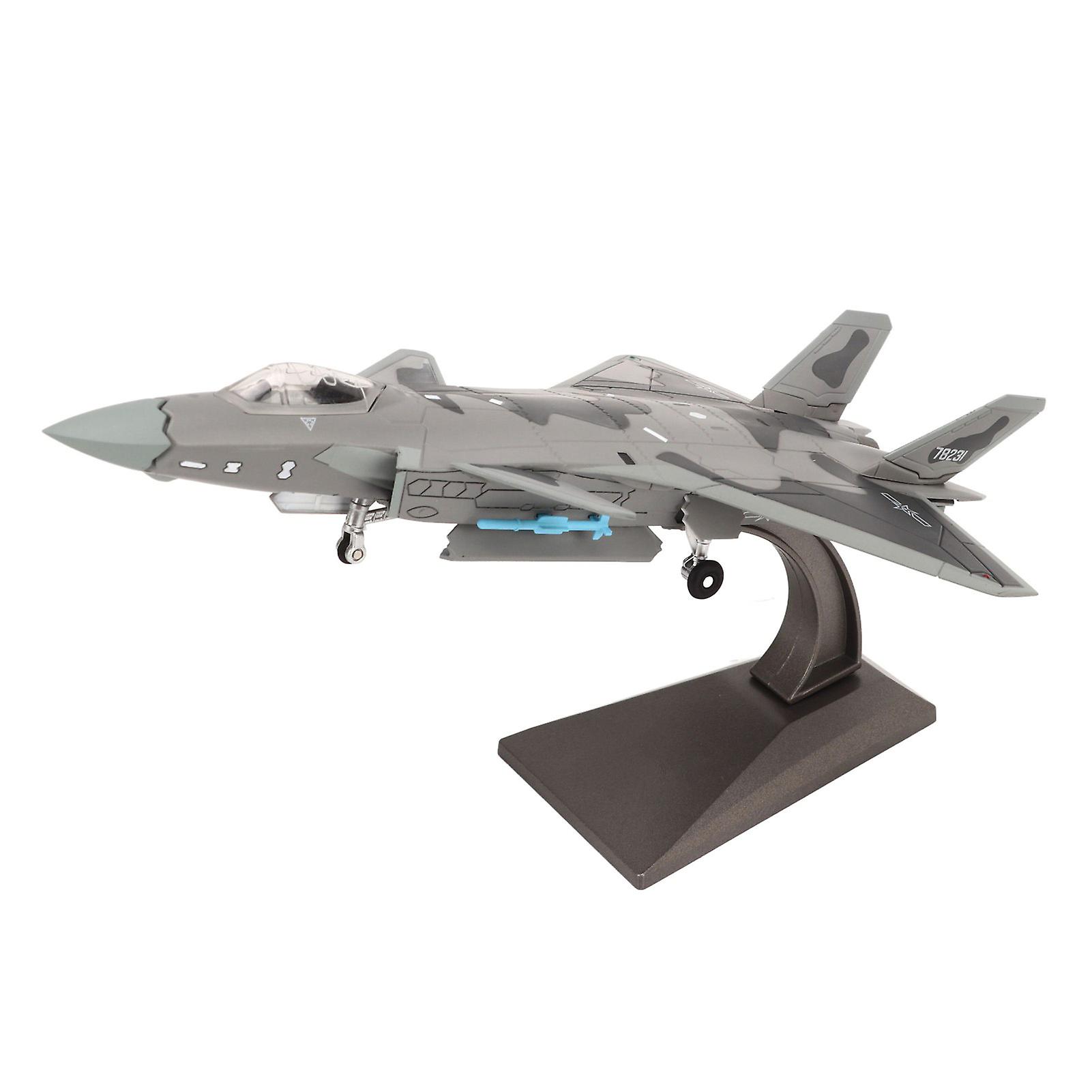 1:100 Aircraft Fighter Model Aluminum Alloy Static Model Simulation ...