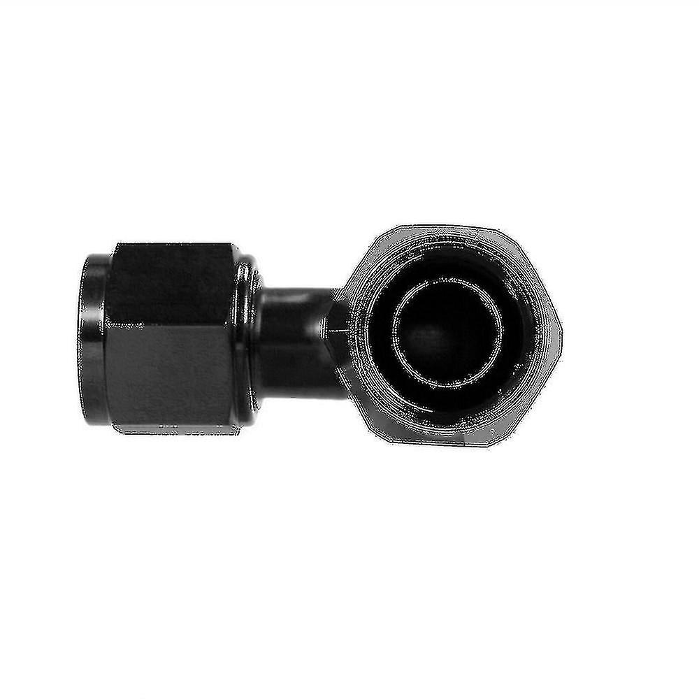 2x An -10 An10 Hose Fitting Jic 90 Degree Fast Flow Stealth Black Hose ...