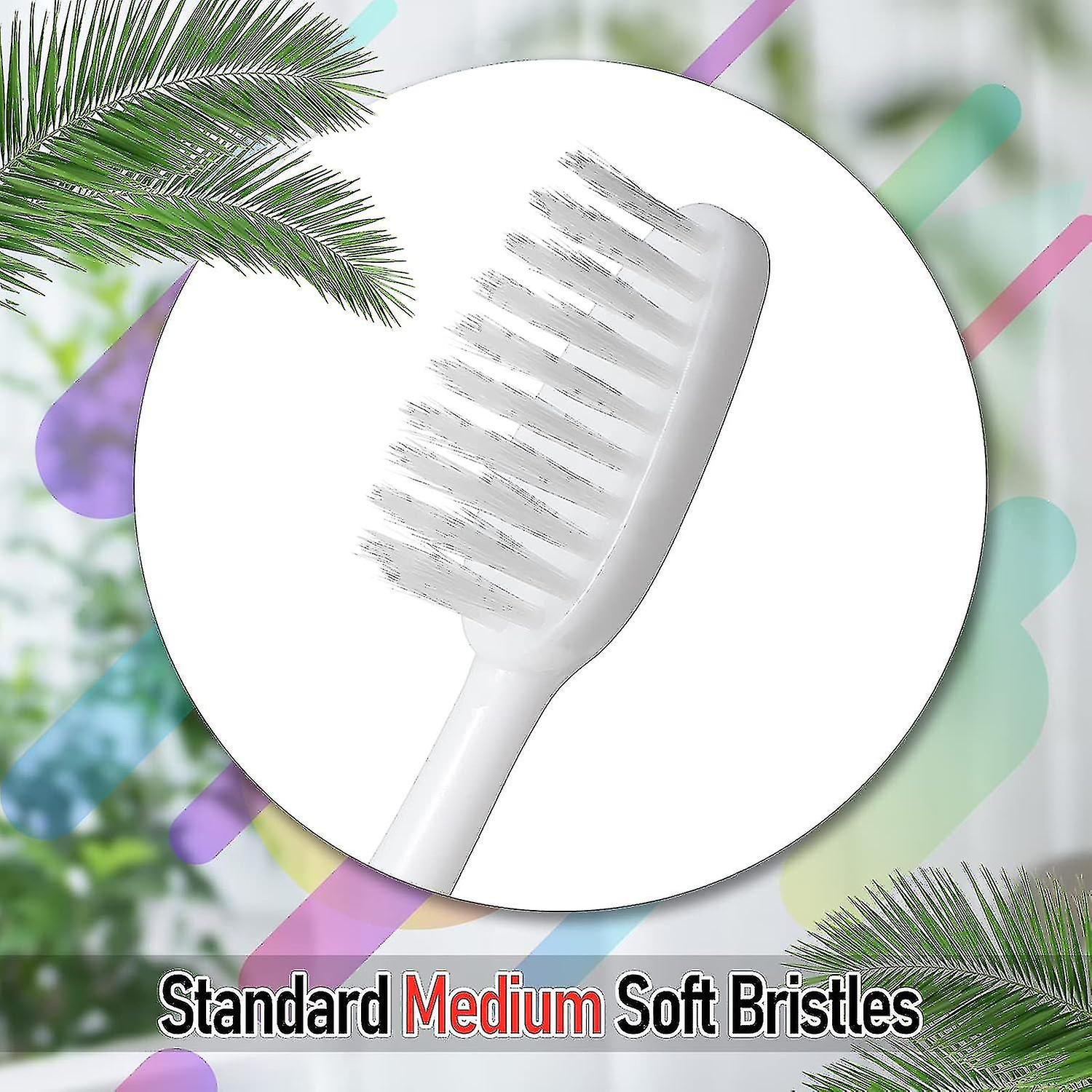 200 Packs Bulk Toothbrushes Individually Wrapped Manual Disposable ...